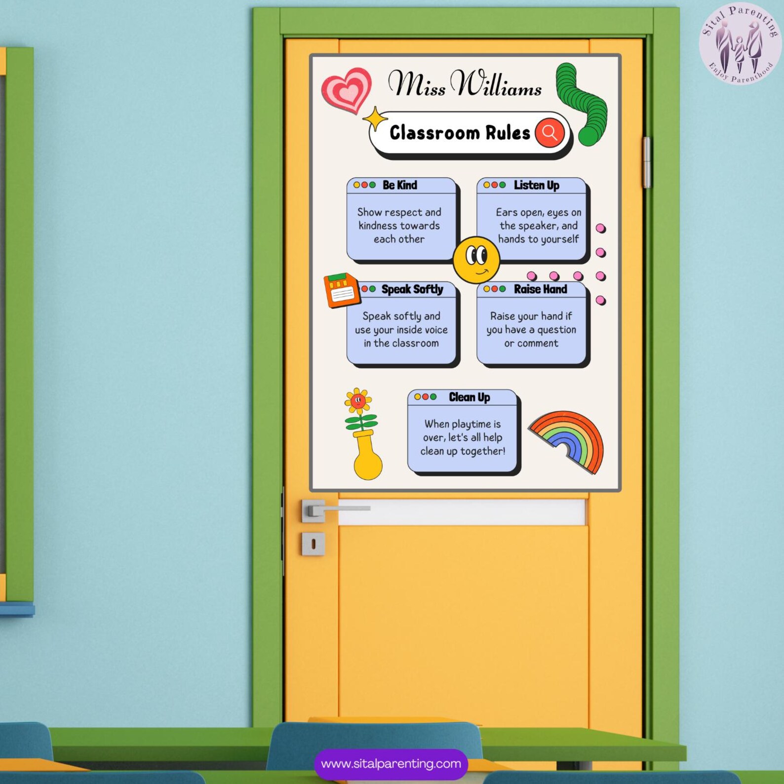 Personalized Classroom Rules Posters - Fun & Engaging Designs for K-5 ...