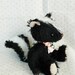 OOAK Artist Bear Stinky Le Skunk E-pattern by Jenny Lee of ...