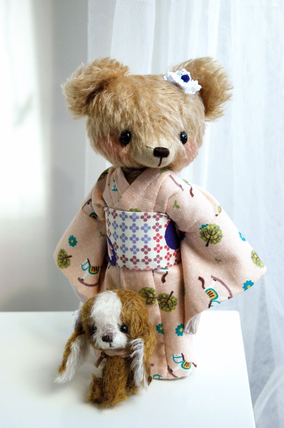 PUCHI Small Puppy Dog Pattern by Bear Artist Jenny Lee and | Etsy