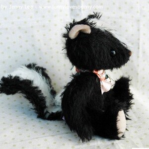 OOAK Artist Bear Stinky Le Skunk E-pattern by Jenny Lee of ...