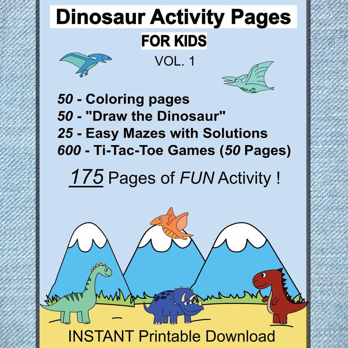 Dinosaur Coloring Pages and Activity Pages for Kids Mazes Printable ...