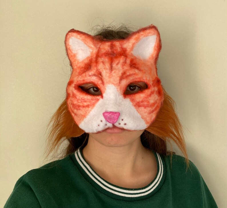 Ginger Cat Therian/cosplay Mask - Etsy