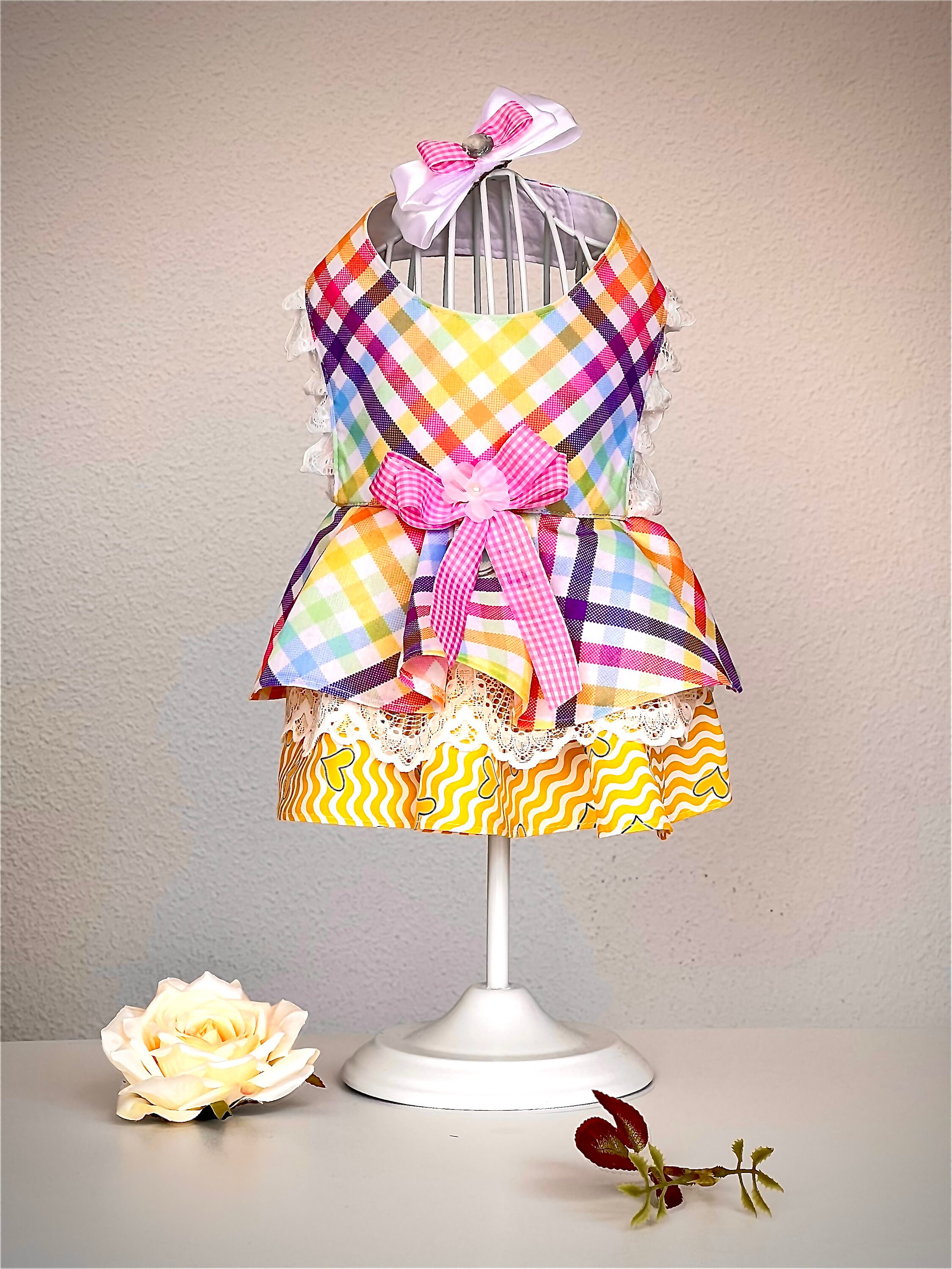 Dog Cotton Summer Dress /pets Outfit Dog Baby Girl Clothes for Summer ...