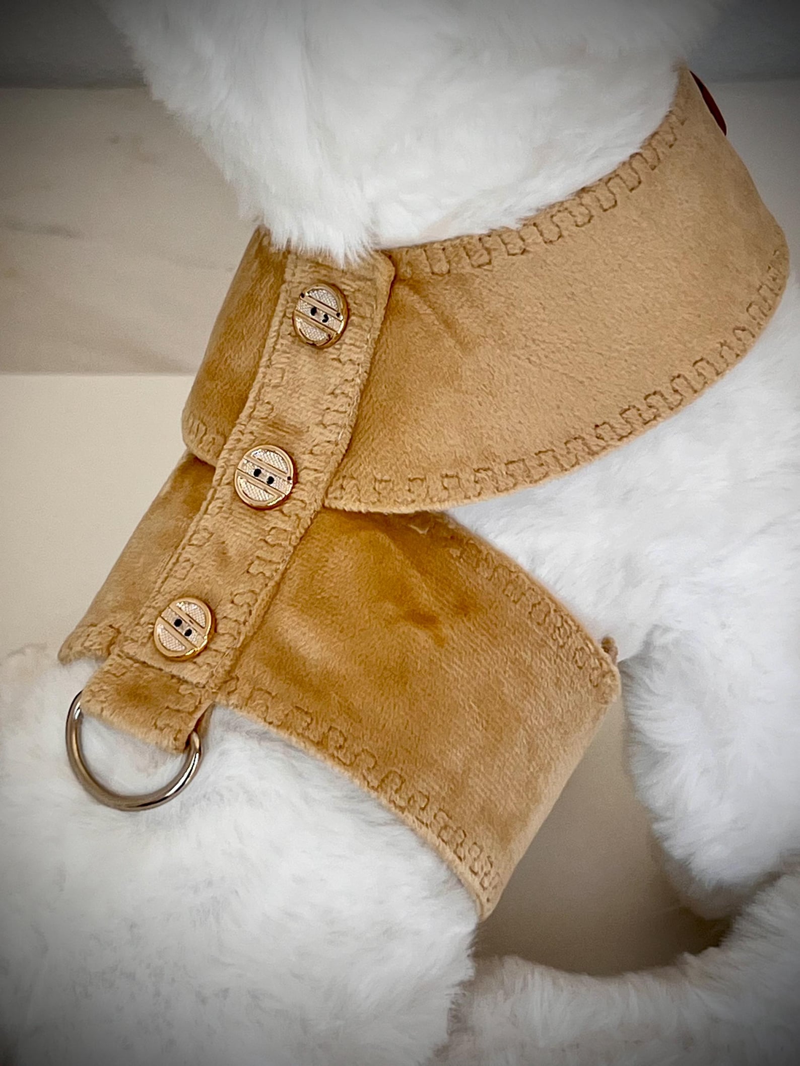 Dog Harness Velor Velcro / Harness for Walks / Harness Collar for Dog ...