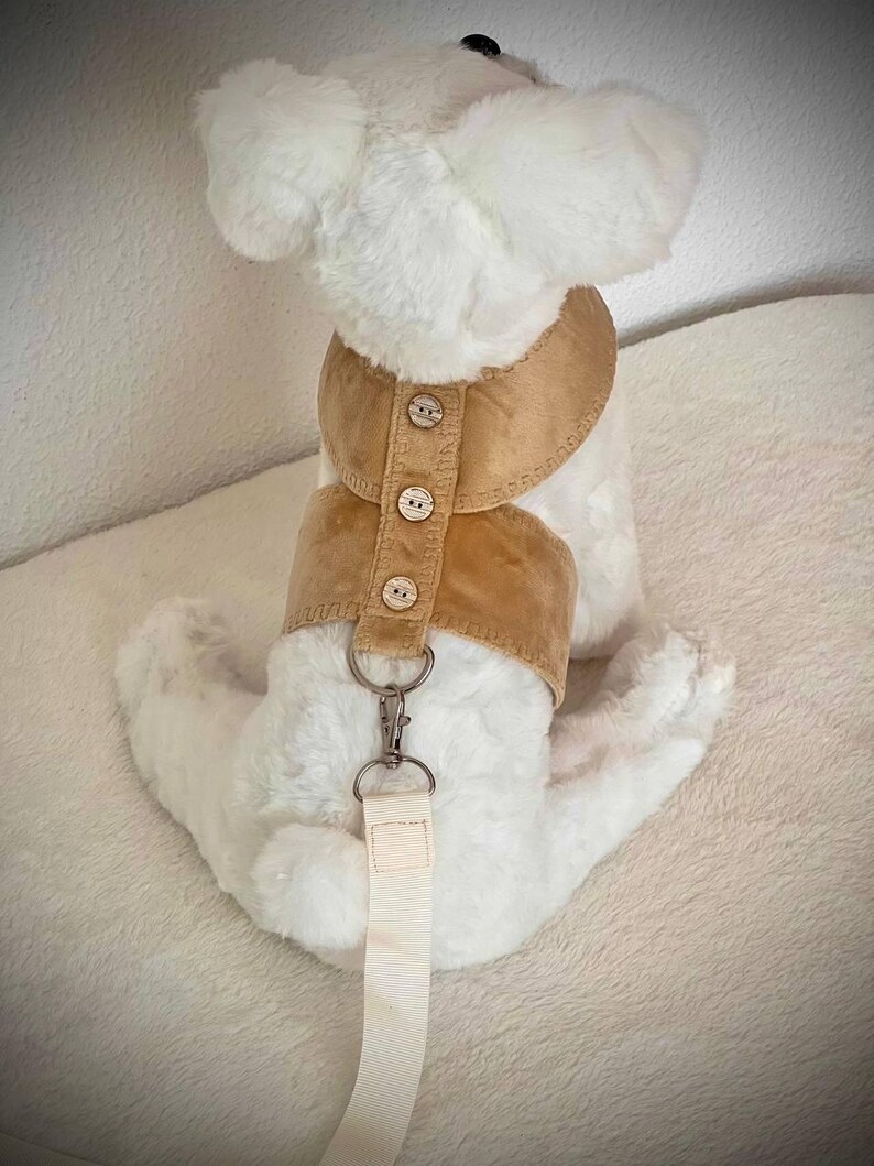 Dog Harness Velor Velcro / Harness for Walks / Harness Collar for Dog ...