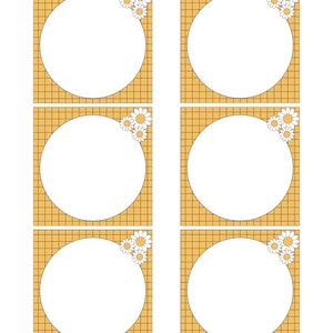 DAISY RETRO Printable Memopad Notepad Digital Notepad Printable - Etsy