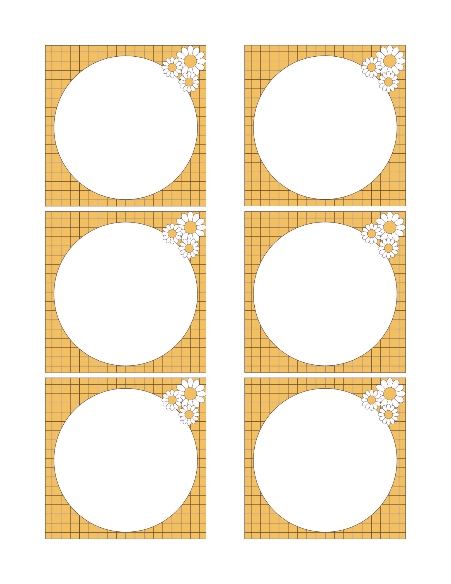 DAISY RETRO Printable Memopad Notepad Digital Notepad Printable - Etsy