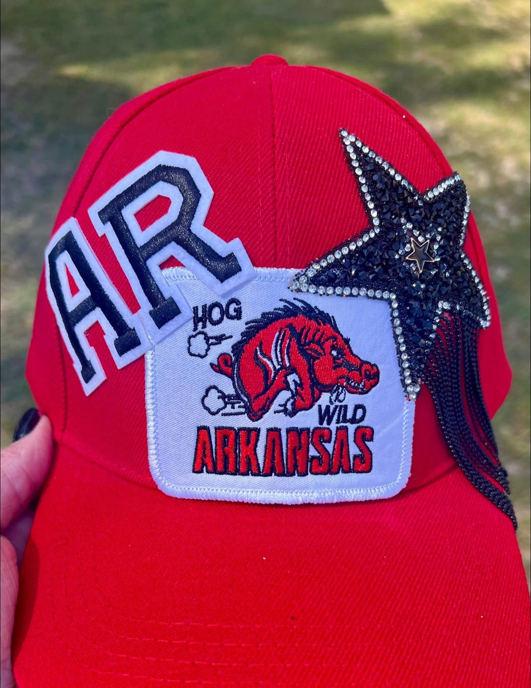 Red Razorback Trucker Hat - Etsy