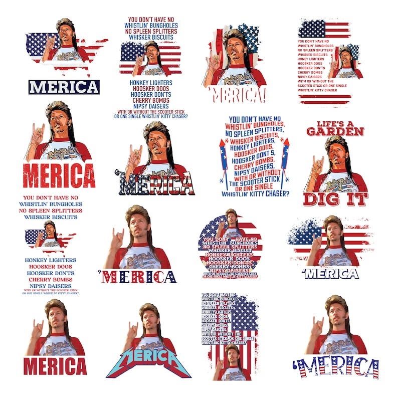 Joe Dirt 4th July PNG, Joe Dirt Merica Instant Download, Joe Dirt ...