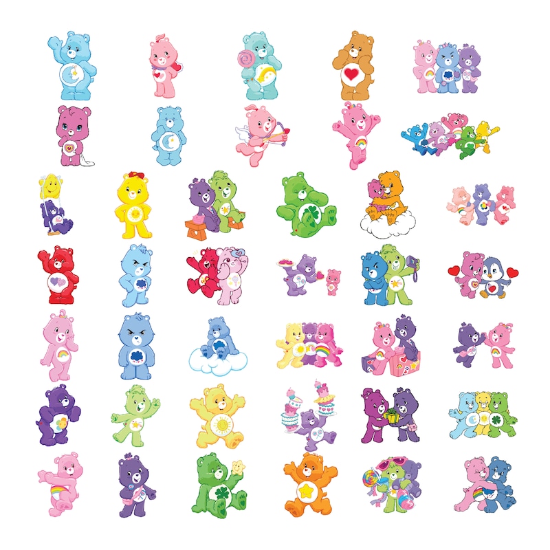 Care Bears Svg - Etsy