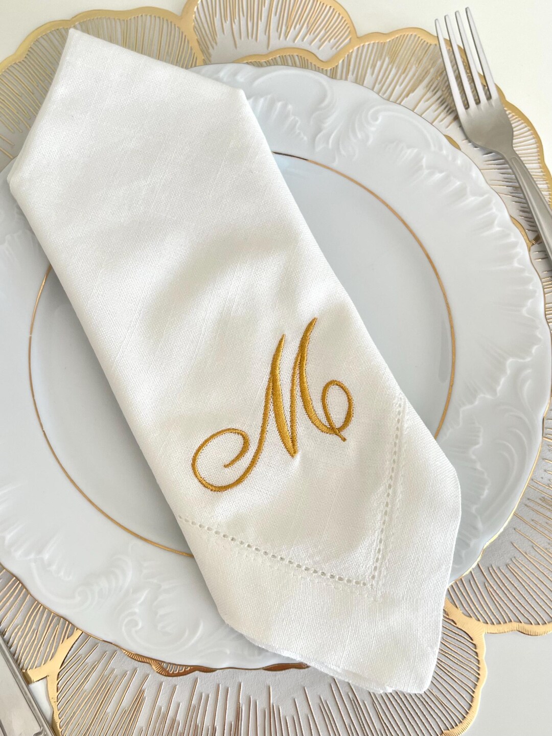 Personalized Embroidered Napkin, Wedding Napkin, Party Napkin, Initial ...