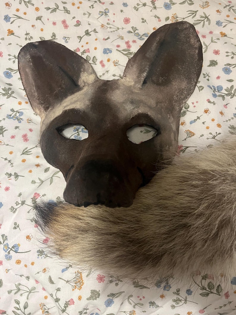 African Wild Dog Bundle With Tail - Etsy