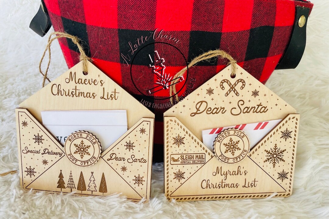 Personalized Dear Santa/christmas List Keepsake Ornament - Etsy