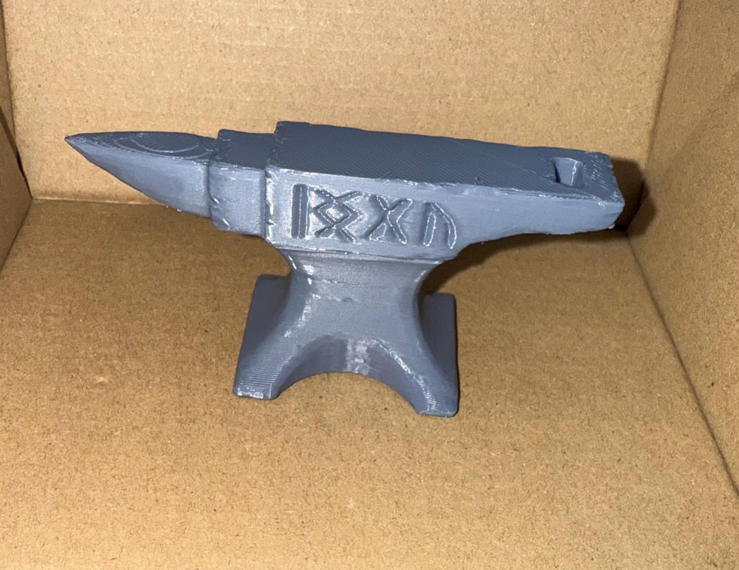 3D Printed Anvil Model, 3-inch Plastic Figurine - Etsy