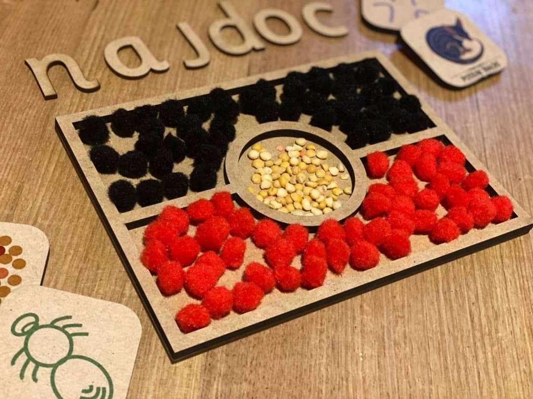Aboriginal Flag Tray, Sensory Tray, Indigenous Play , Naidoc Week - Etsy