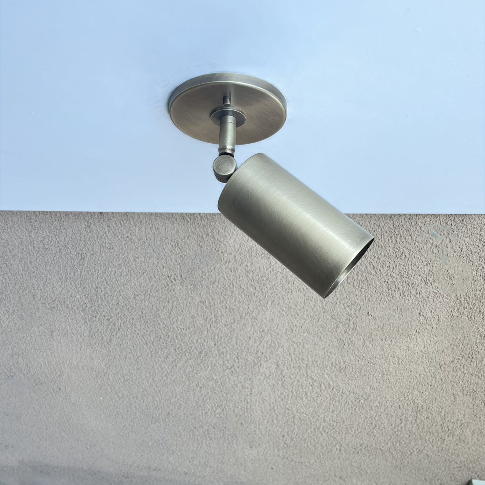 Adjustable Angle Ceiling Spot Lightmodern Antique Brass Lightsolid ...