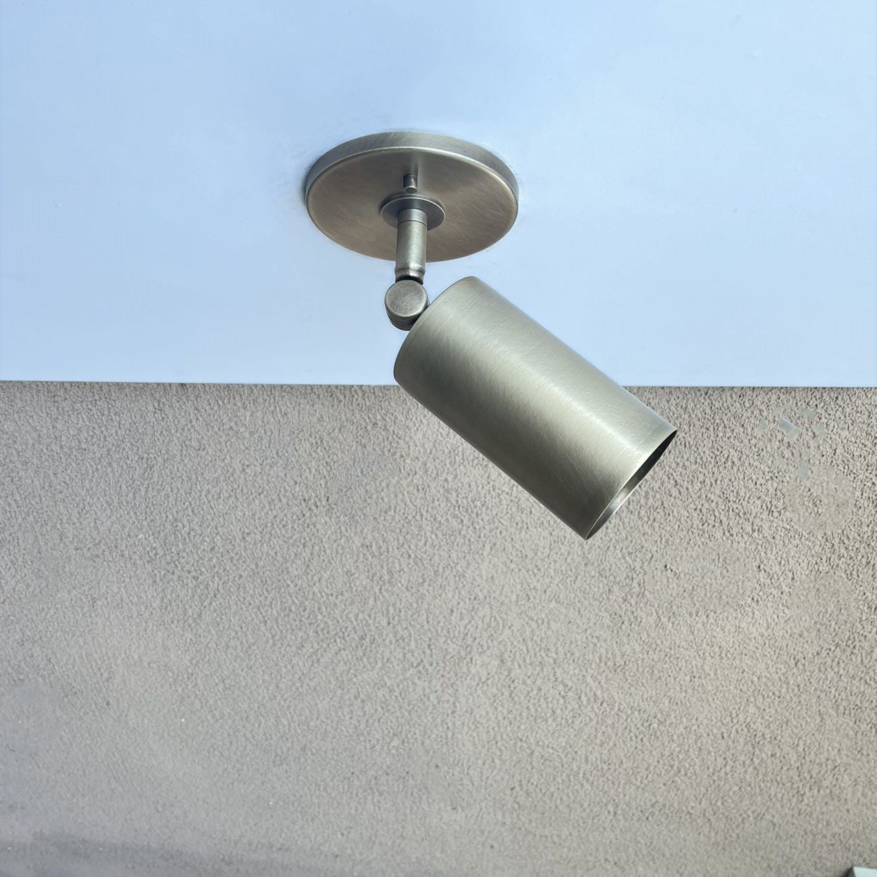 Adjustable Angle Ceiling Spot Lightmodern Antique Brass Lightsolid ...
