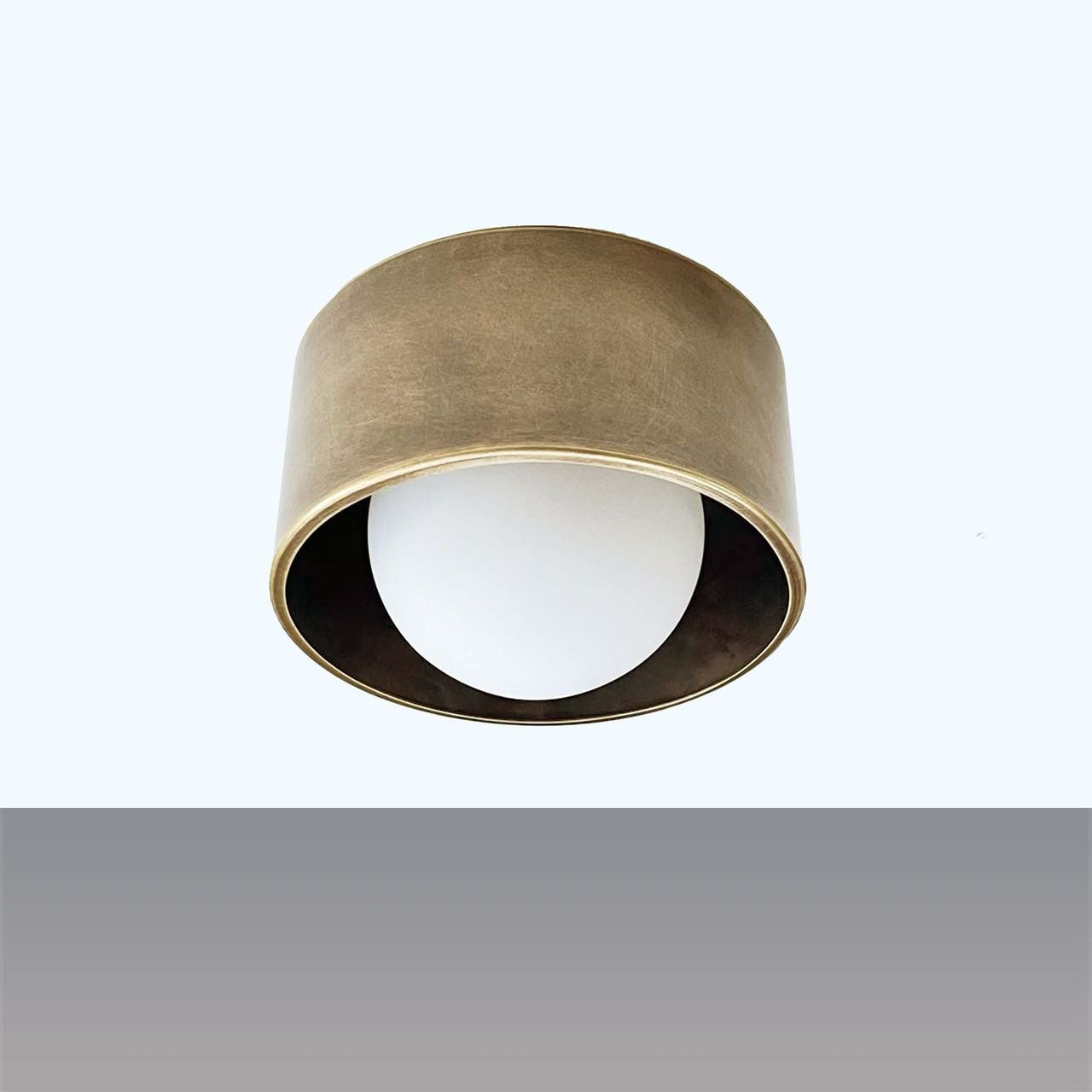 Ceiling Spot Light mid Century Vintage Brass-solid Brass Ceiling Light ...