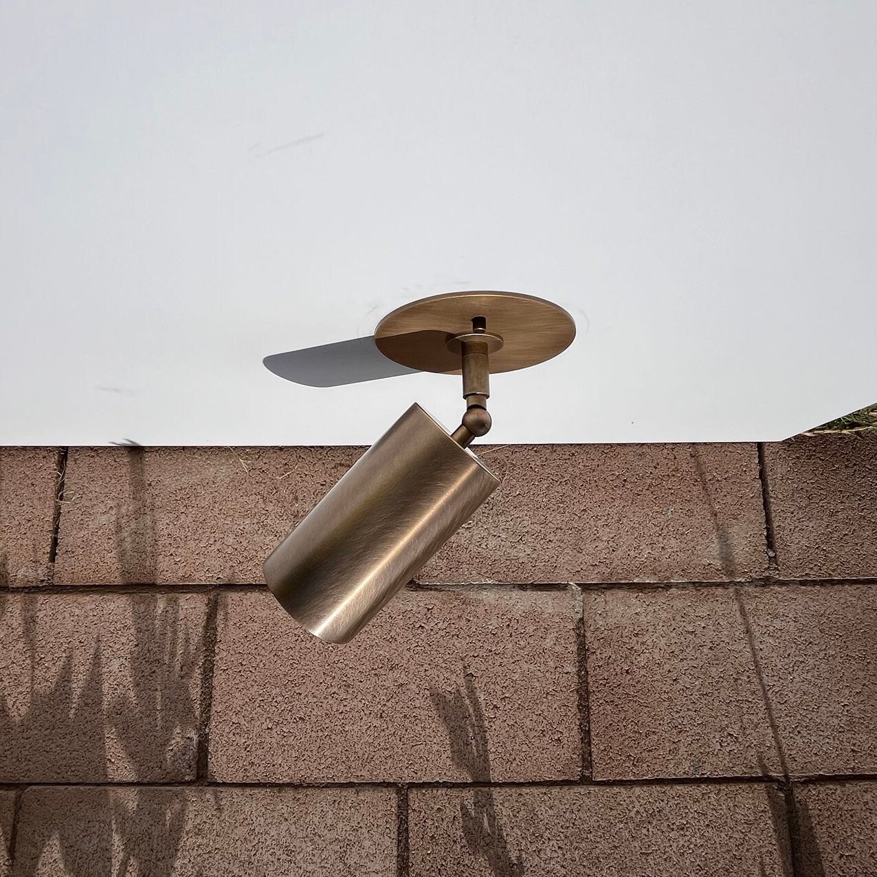 Adjustable Angle Ceiling Spot Lightmodern Antique Brass Lightsolid ...