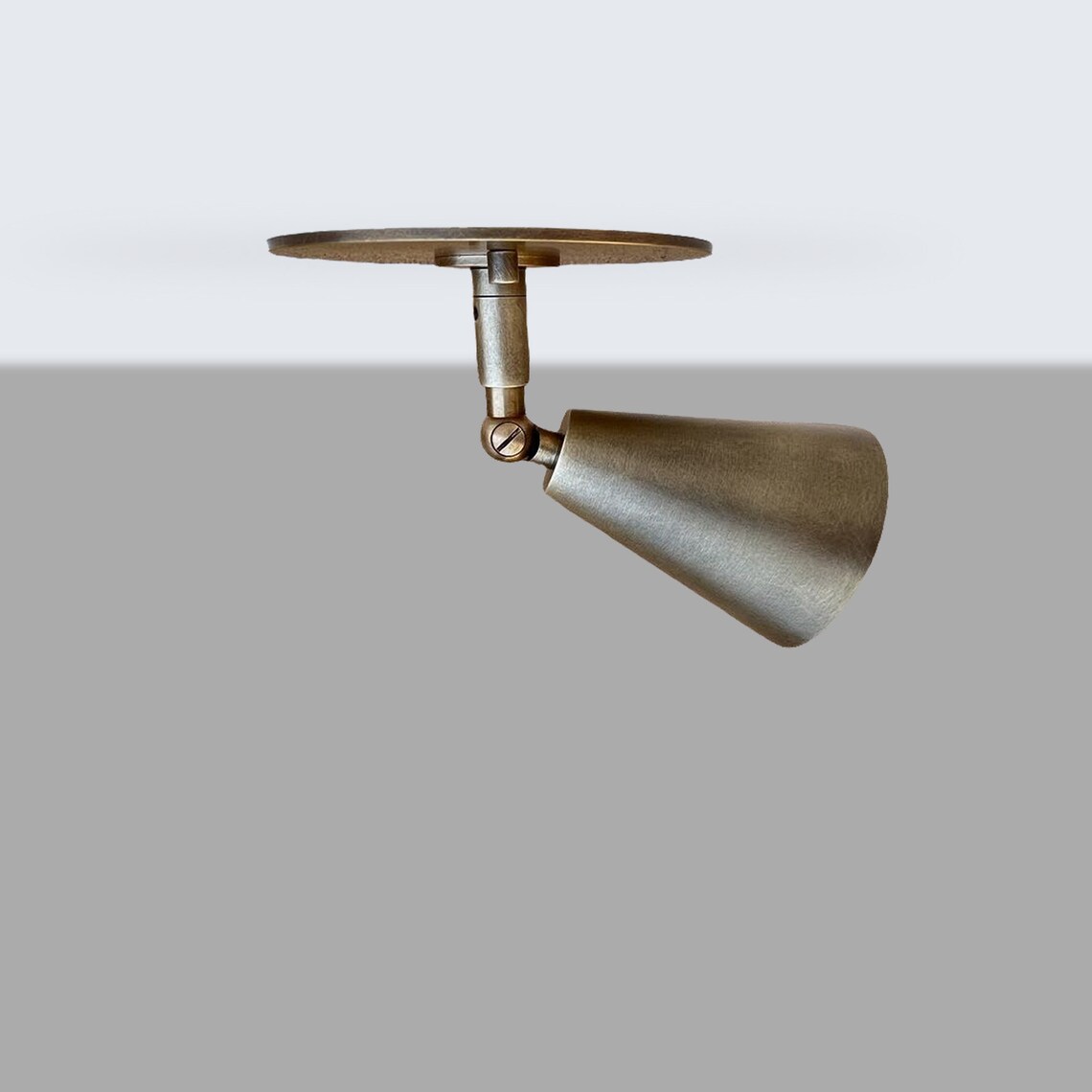 Adjustable Ceiling Spotlight，modern Aged Brass Spotlight , Solid Brass ...