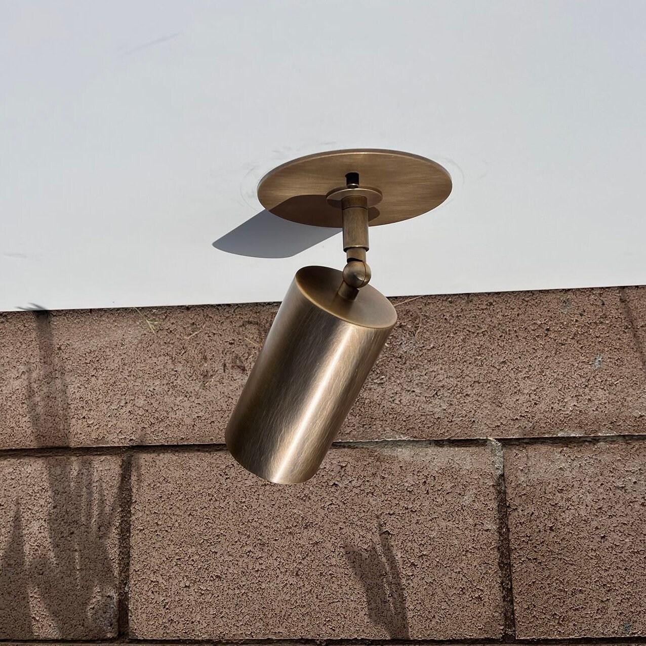 Adjustable Angle Ceiling Spot Lightmodern Antique Brass Lightsolid ...