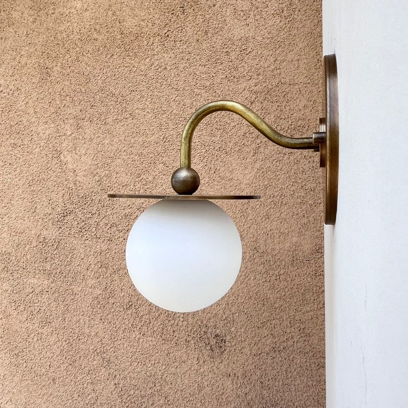 Classical Handmade Vintage Wall Sconcemid Century Aged Brasssolid Brass ...