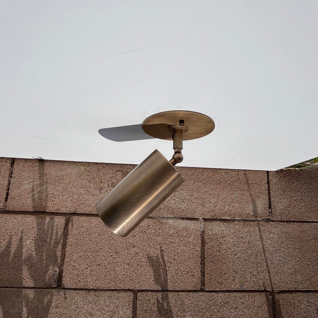 Adjustable Angle Ceiling Spot Lightmodern Antique Brass Lightsolid ...