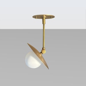 Adjustable Angle Ceiling Spot Lightmodern Antique Brass Lightsolid ...