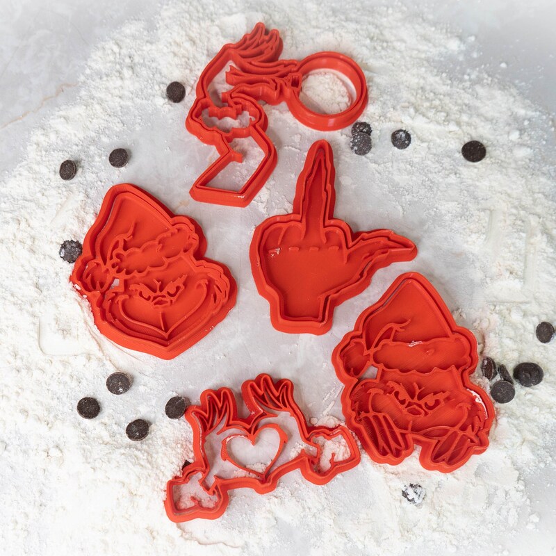 Grinch Cookie Cutter - Etsy