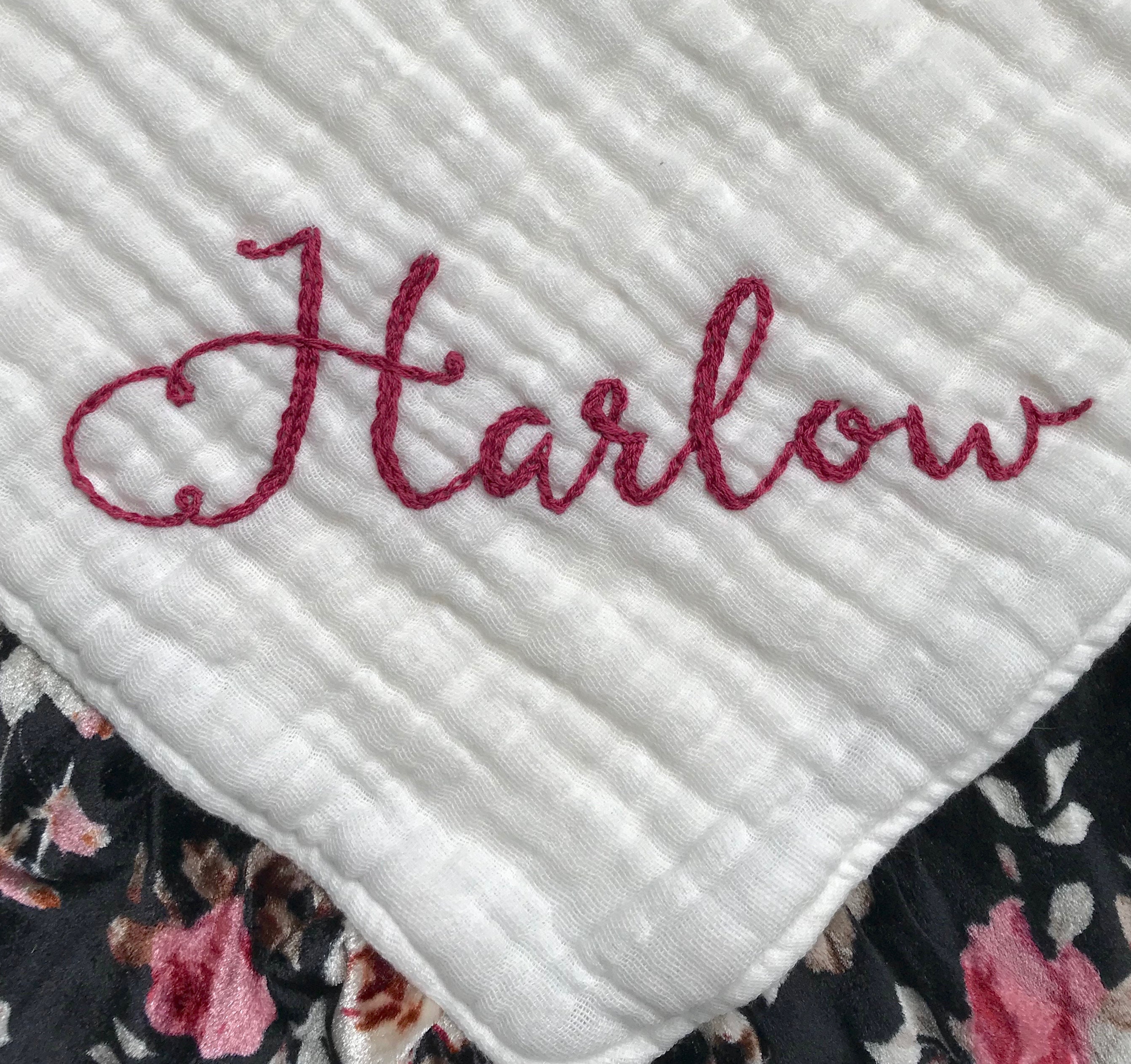 Additional Embroidery Fee for the Addie Font