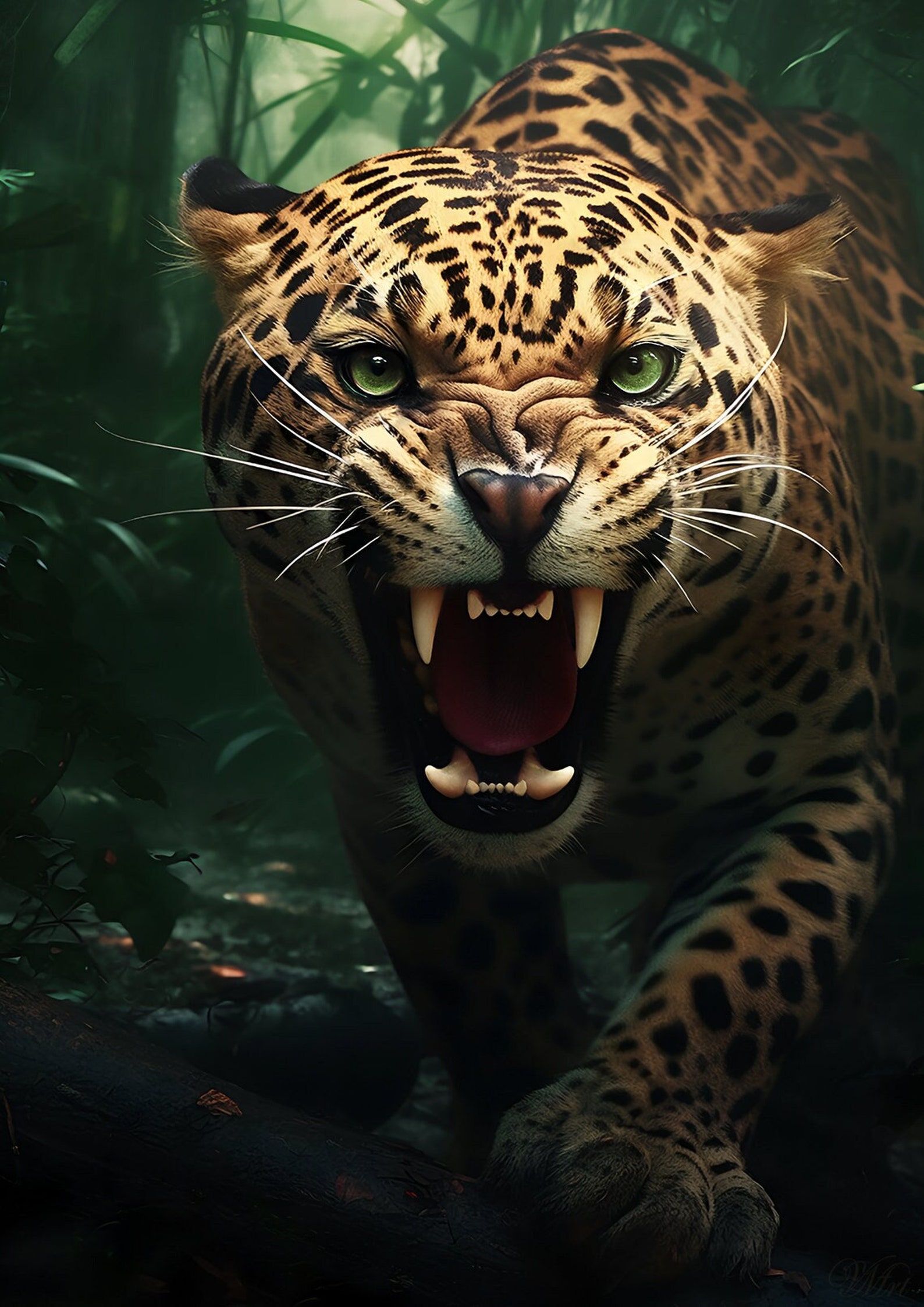 Jaguar Roar High Resolution Digital Download, Instant Downloadable ...