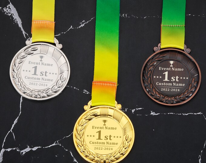 Custom Medals Running Medals Custom Insert Medals Scholastic Medals Award Medals Achievement ...