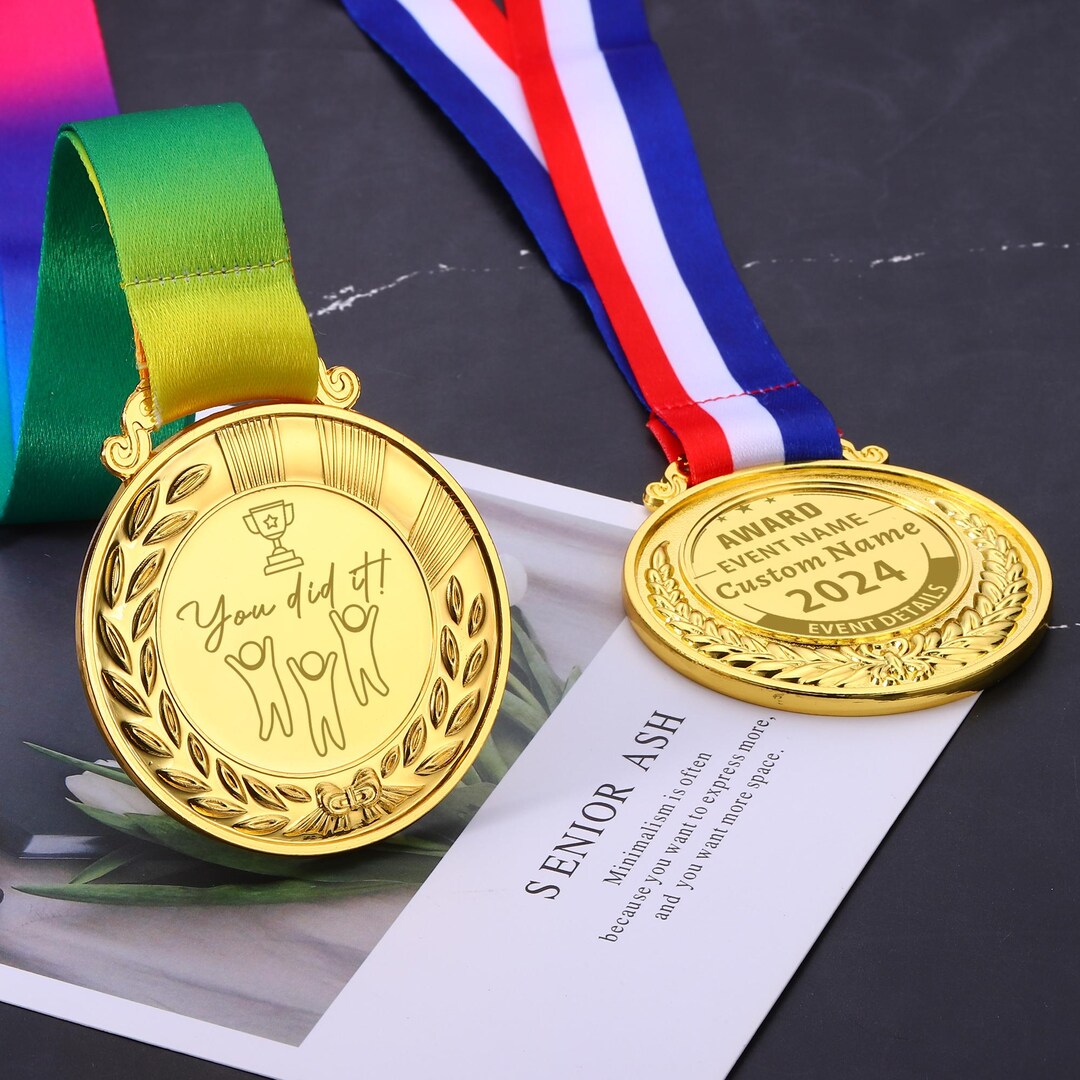 Custom Appreciation Award Medals You Did It Employee Gifts Personalized ...
