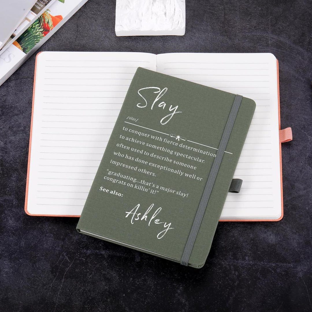 Personalized Graduation Gift Journal, Slay Definition Notebook, Class ...