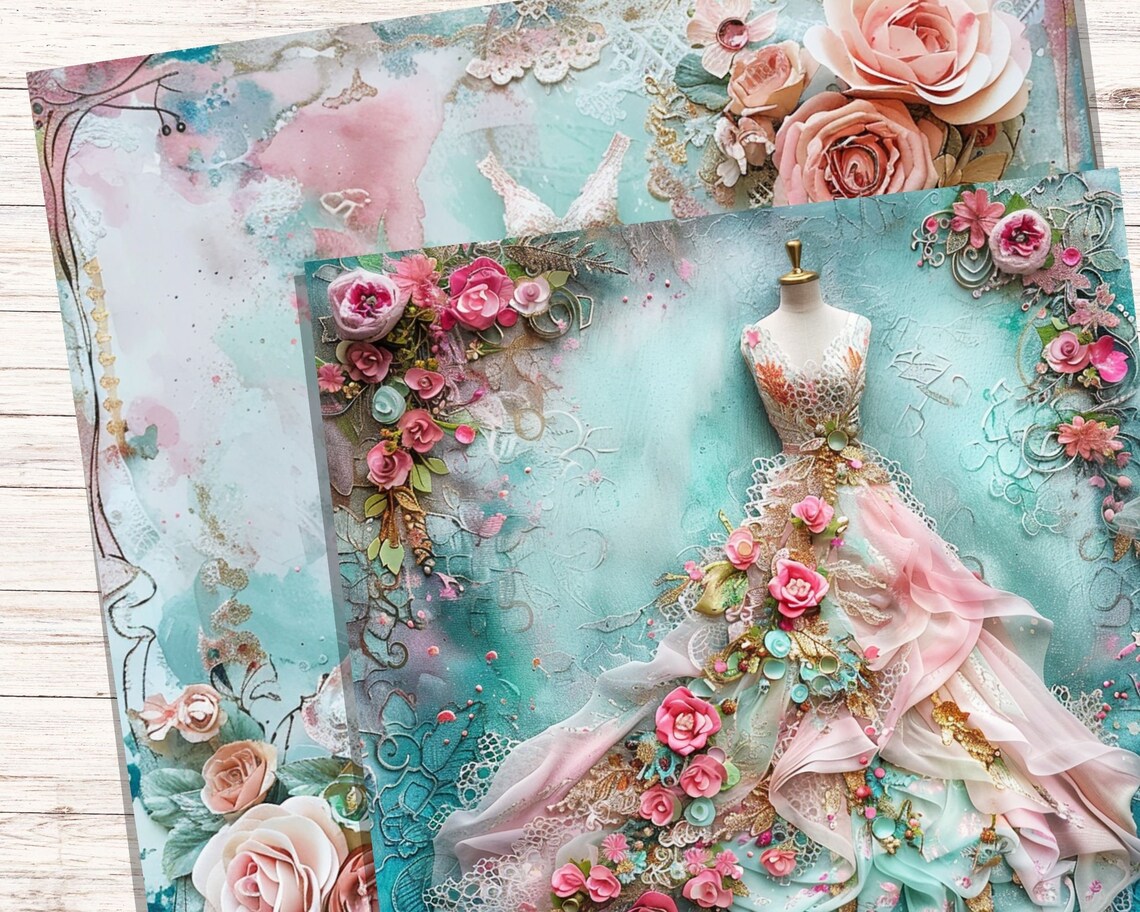 Antique Paper | Craft Paper | Textured Paper Pack | Distressed Paper ...