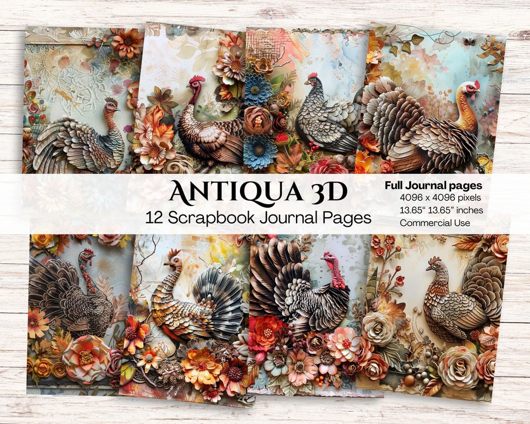 Turkey Digital Paper | Commercial Use | Thanksgiving Backgrounds ...