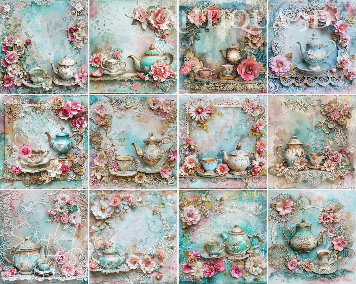 Antique Paper | Craft Paper | Textured Paper Pack | Distressed Paper ...