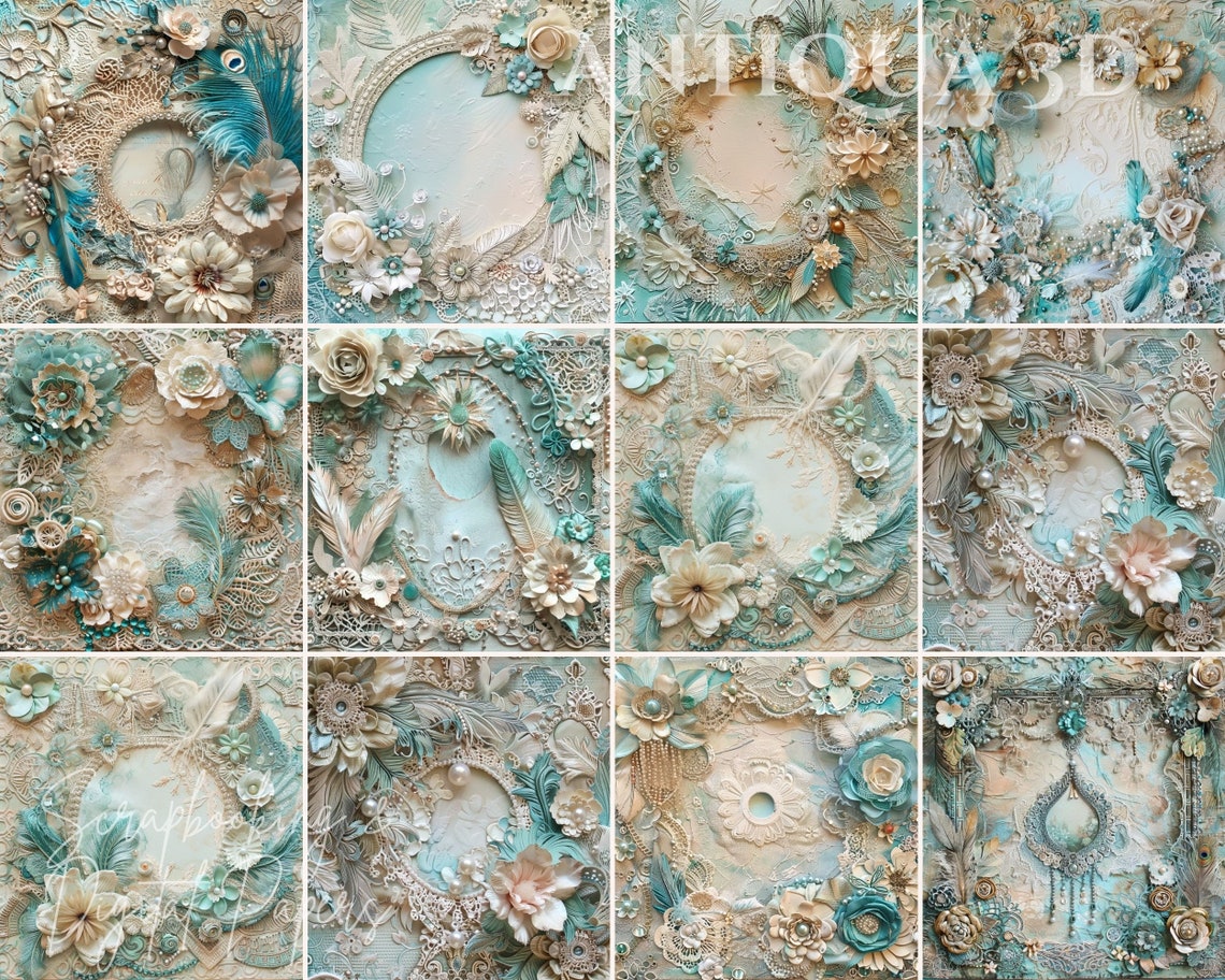 Antique Paper | Craft Paper | Textured Paper Pack | Distressed Paper ...