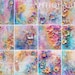 Pastel Digital Paper | Commercial Use | Abstract Pattern | Hippy ...