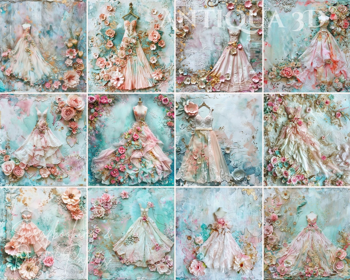 Antique Paper | Craft Paper | Textured Paper Pack | Distressed Paper ...