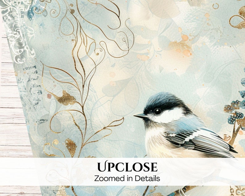 Antique Paper | Craft Paper | Bird Paper | Textured Paper Pack ...
