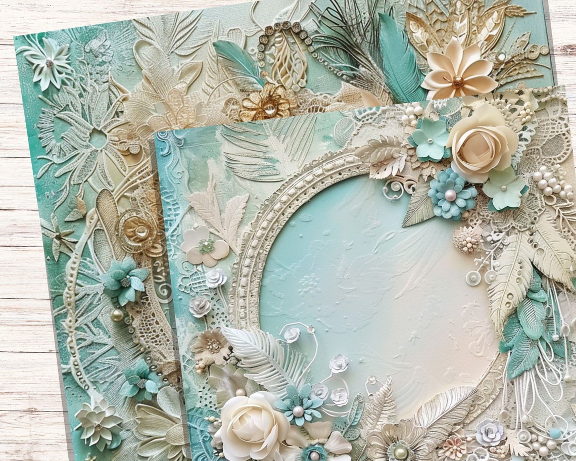 Antique Paper | Craft Paper | Textured Paper Pack | Distressed Paper ...