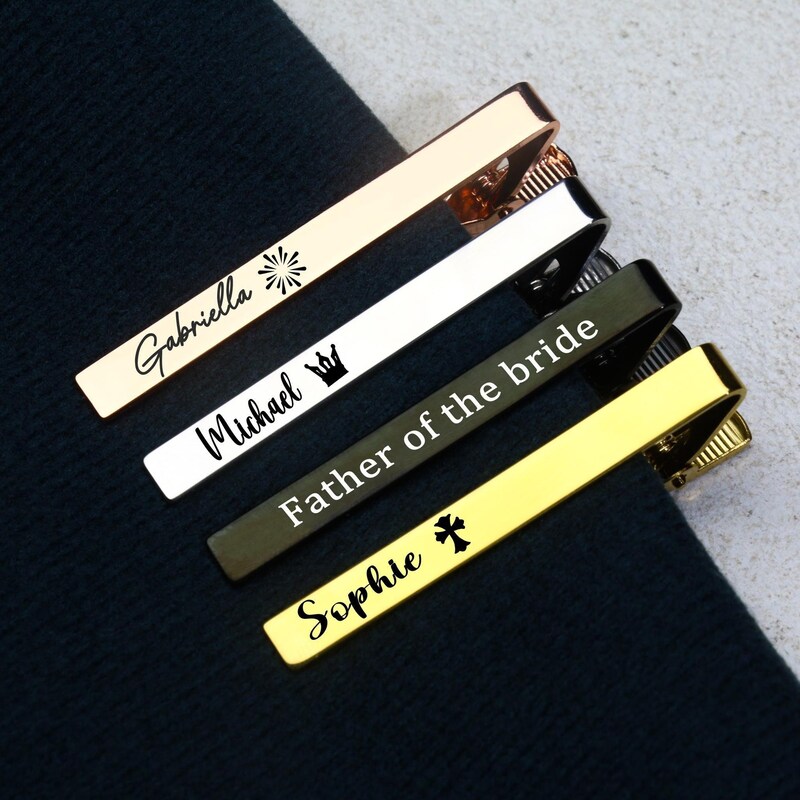 Personalized Tie Clip - Etsy