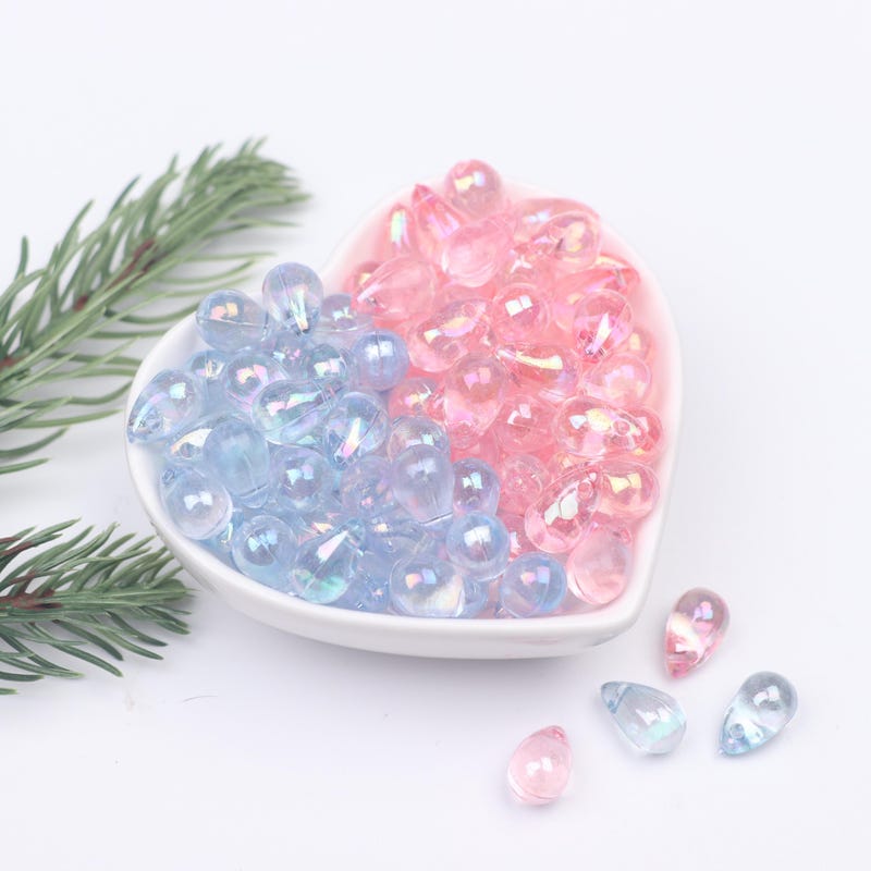 Acrylic Teardrop Pendants - Etsy