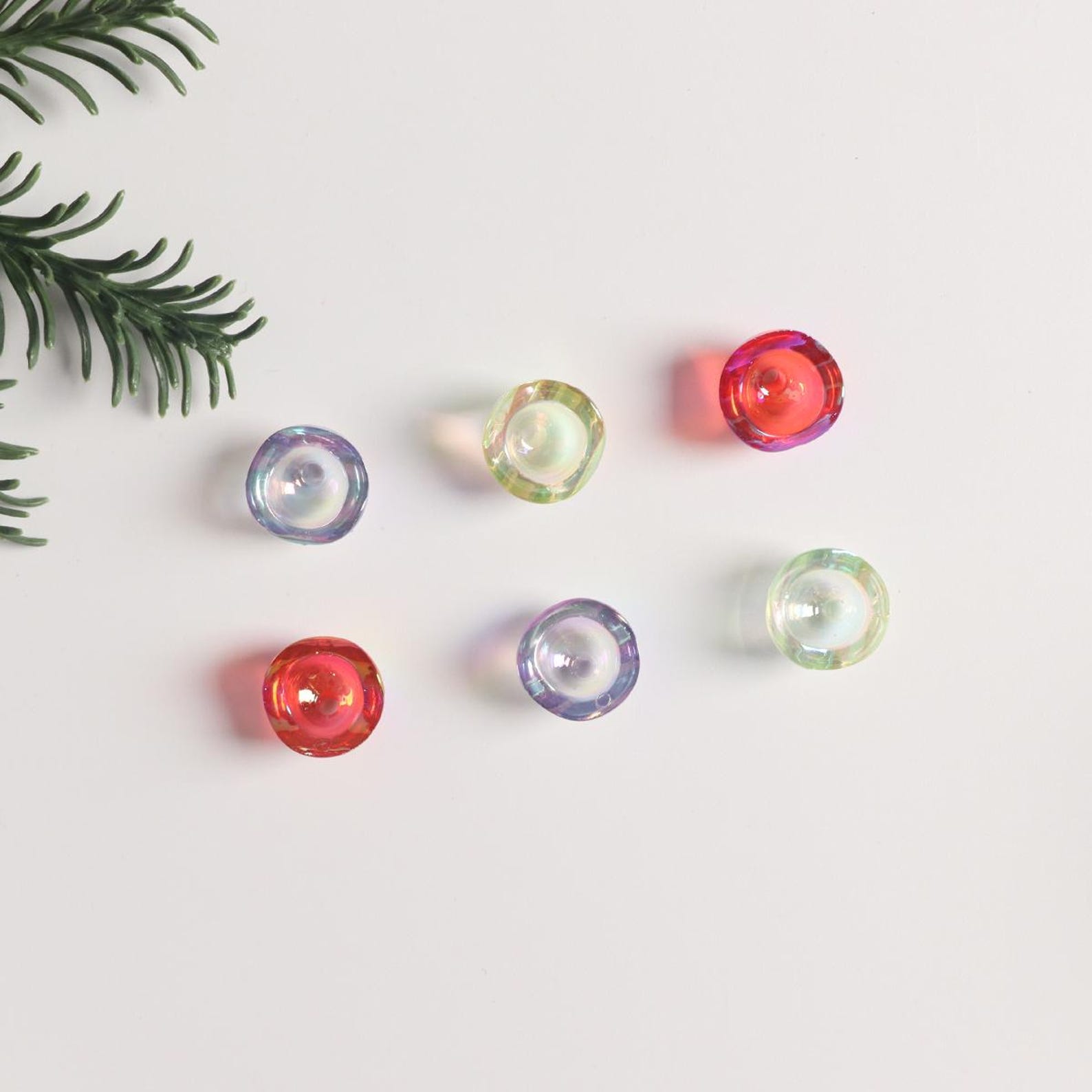 Double-piece Design of the Beads 16mm,transparent Acrylic Beads,can Be ...