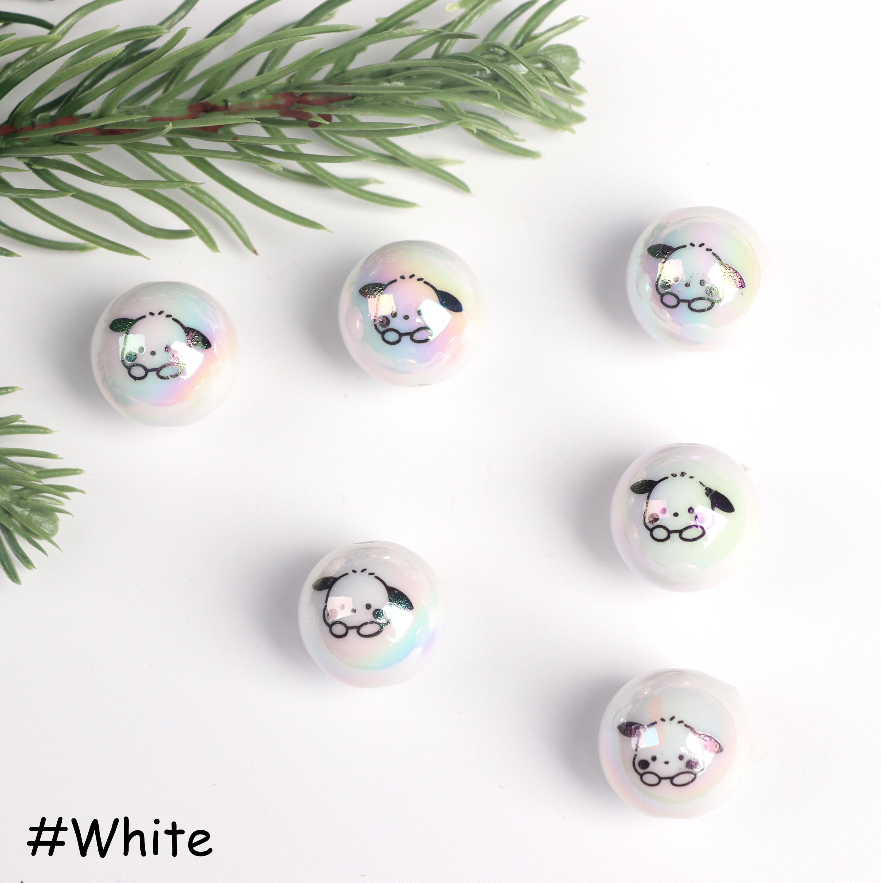 Assorted Kawaii Animals Cartoon Character Print Beads 15mm,variety of ...