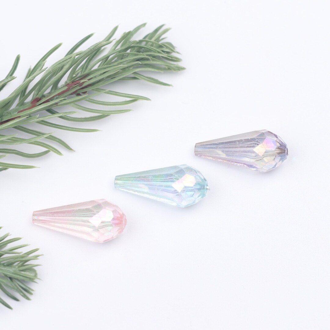 Transparent Teardrop Beads,acrylic Crystal Faceted Drop Beads for ...