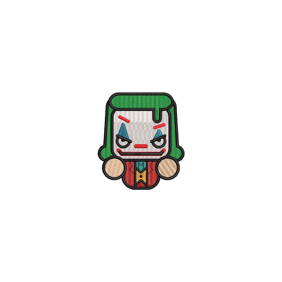 Joker Embroidery Design | the Simple Character | Cartoon | Trendy ...