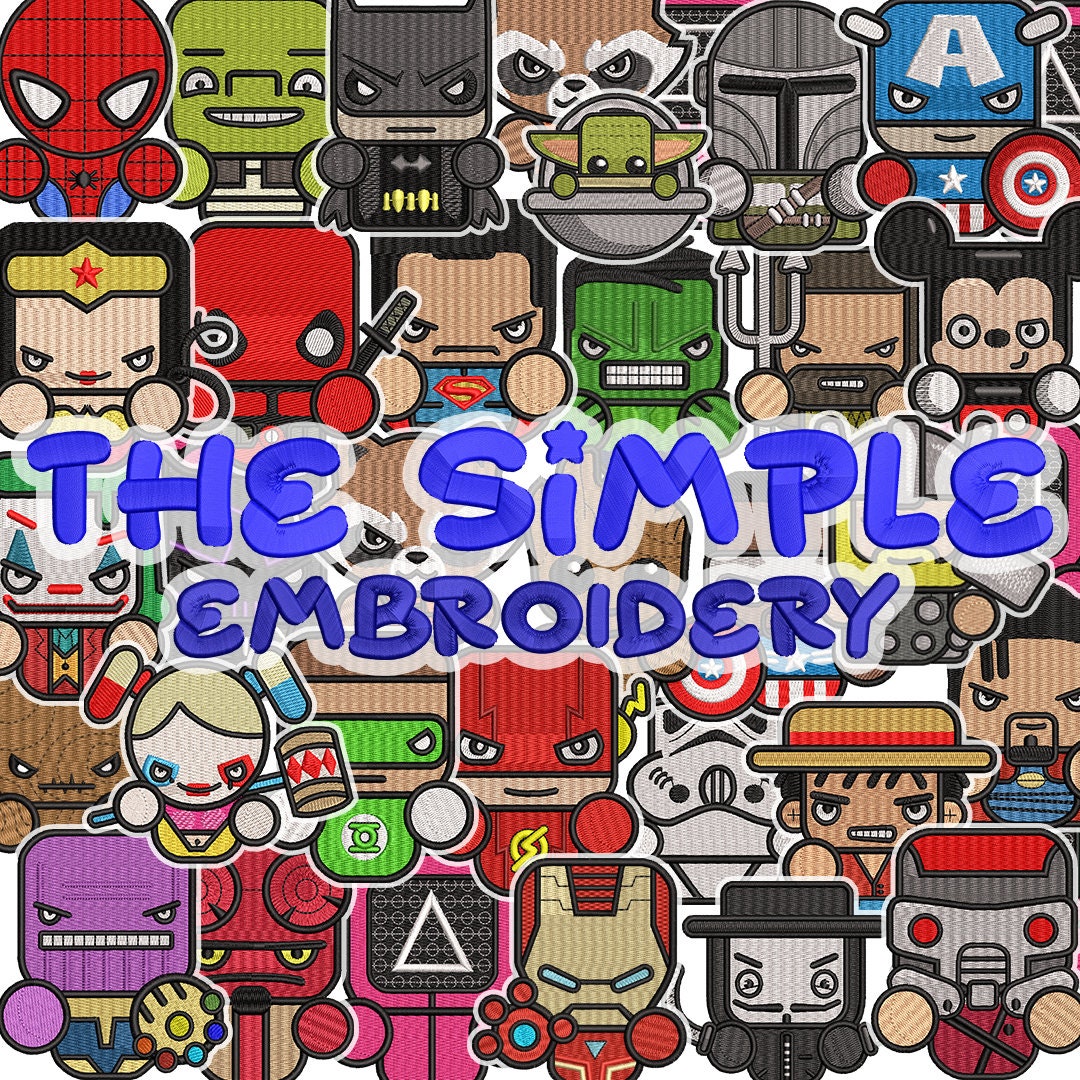 Monkey Embroidery Design | Anime Character | Cartoon | Trendy ...