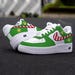 Custom Hand-painted Air Force 1 Christmas Sneakers,personalized Xmas ...